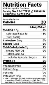 Instant Whip Concentrated Topping – 30 lb Bulk Pail – Bakers Authority