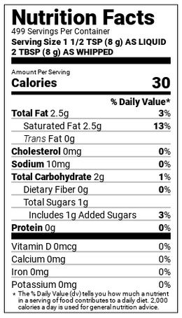 Instant Whip Concentrated Topping – 30 lb Bulk Pail – Bakers Authority