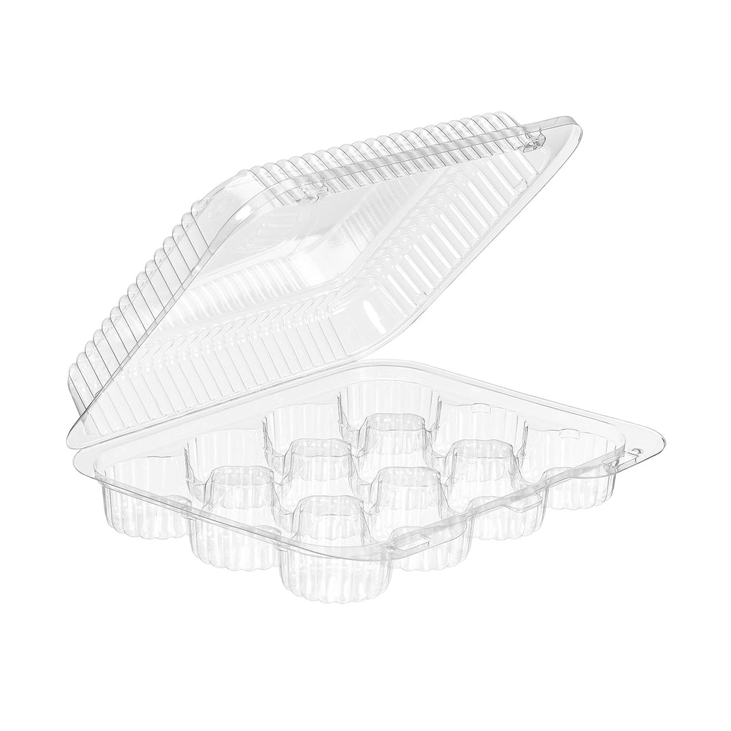 Bulk Clear Hinged Plastic Trays for Packaging – Bakers Authority