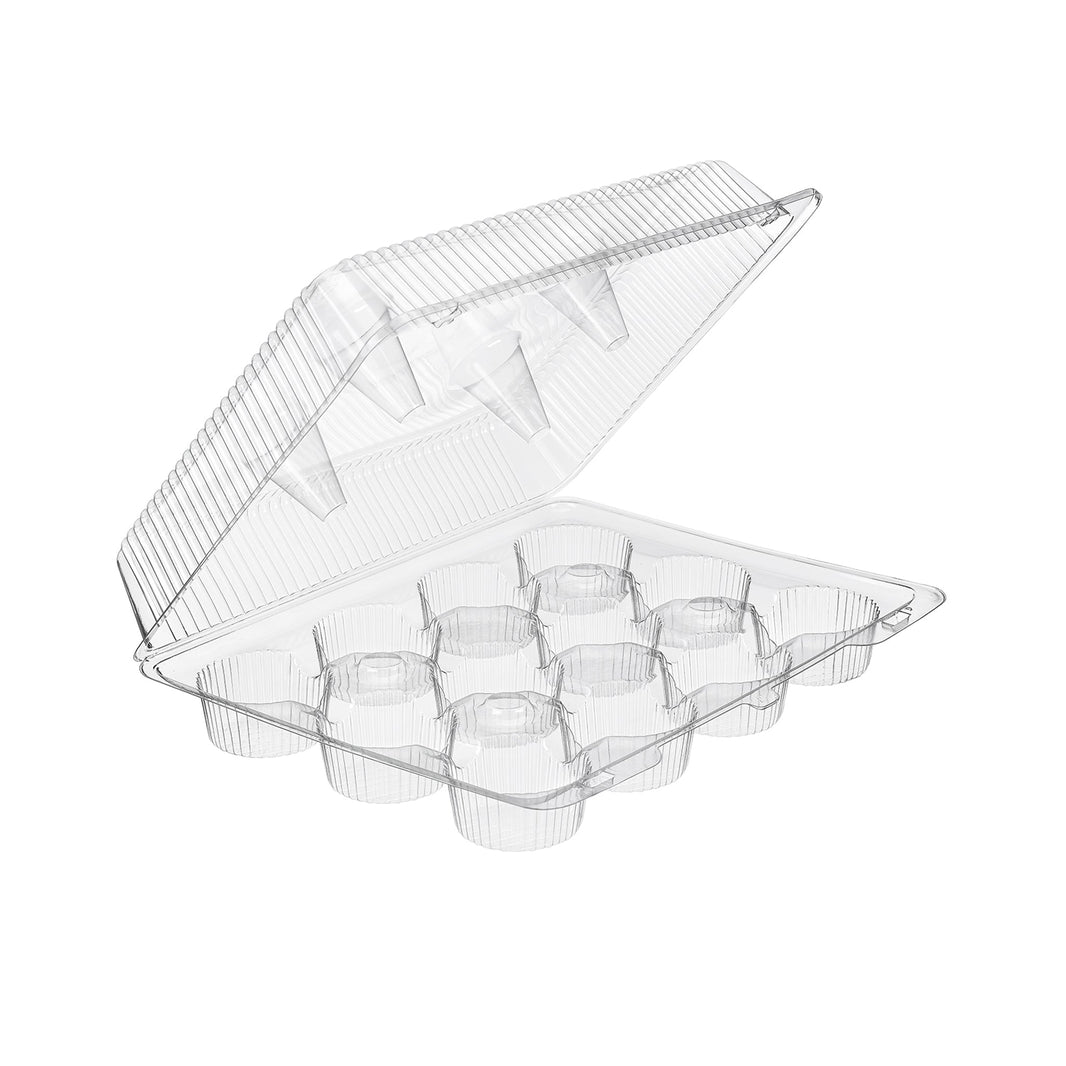 Bulk Clear Hinged Plastic Trays for Packaging – Bakers Authority